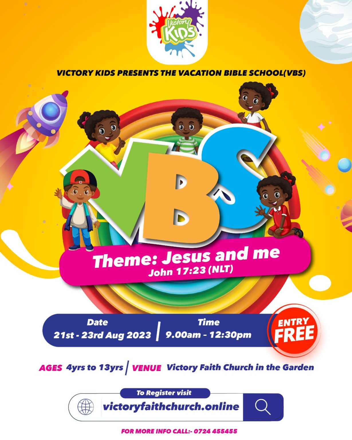 VBS 2023 - Jesus and me - Victory Faith Church in the Garden, Nairobi - Kenya